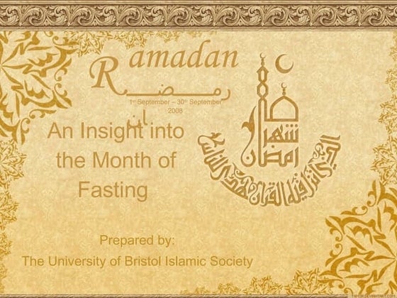 Ramadan awareness presentation | PPT