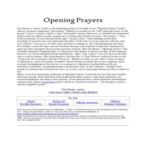 Freemasonry 013 chaplain's prayers | PDF
