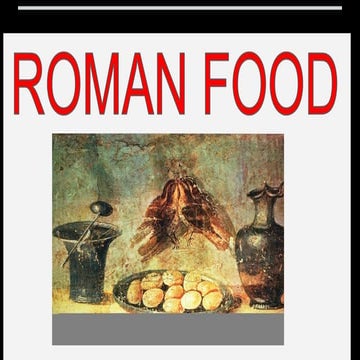 Roman Food | PDF