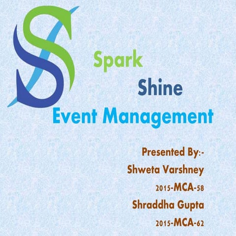 EVENT MANAGEMENT SYSTEM | PPTX