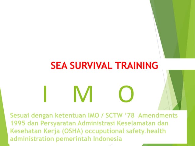 materi safety keselamatan di kapal saat terjadi keadaan darurat | PPT