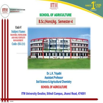 Soil Fertility Evaluation And Quality Pptx