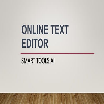 OnlineTextEditor.pptx