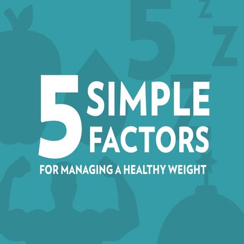 5 Simple Factors For Managing A Healthy Weight | PDF