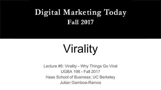 Virality | PDF | Business | Business and Finance