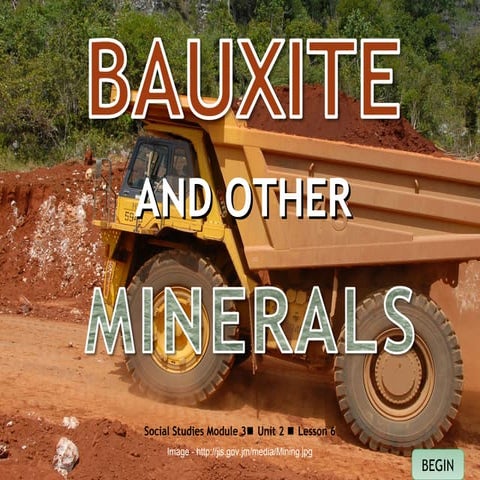 Social Studies M3 Bauxite & Other Minerals | PPT