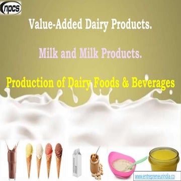 Alphabetical List Of Dairy Products
