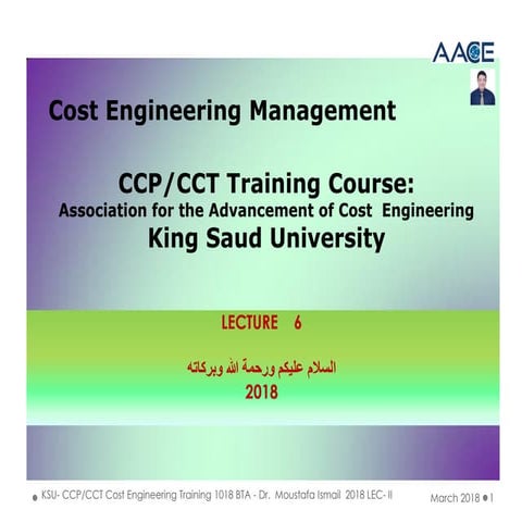 Ss 06 cost engineering management training- nov 2017 - moustafa part ii ...