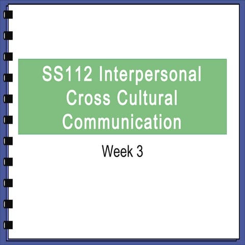 Ss 112 week three powerpoint | PPT