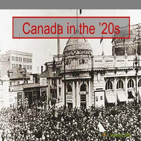 Ss11 canada1920s | PPT