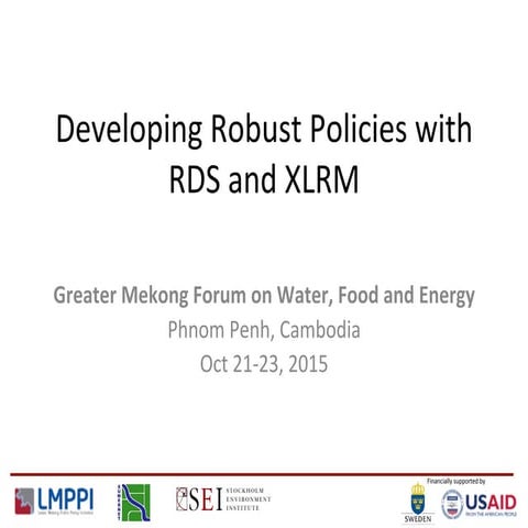 Developing Robust Policies with RDS and XLRM | PDF