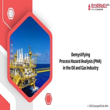 Demystifying Process Hazard Analysis (PHA) in the Oil and Gas Industry ...