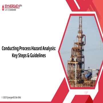 Conducting Process Hazard Analysis: Key Steps & Guidelines | PDF