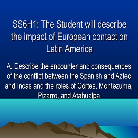 Ss6h1a aztec inca | PPT