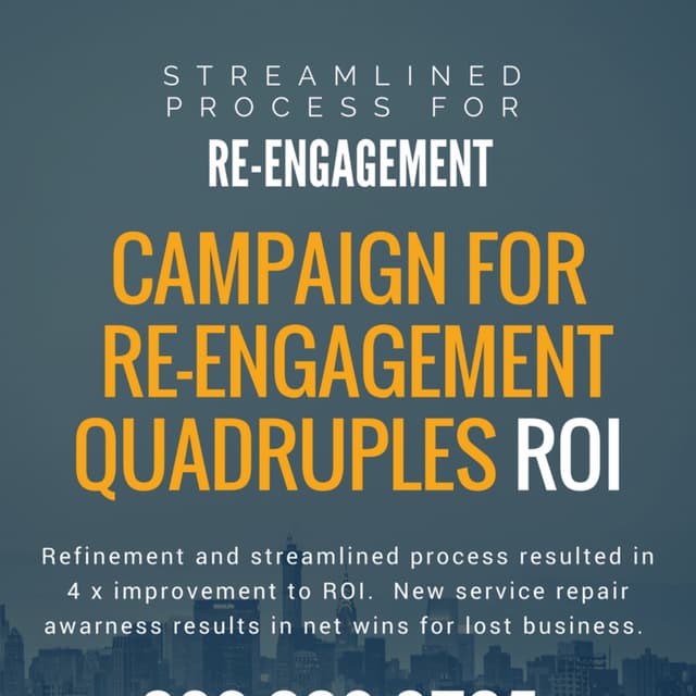 RE-ENGAGEMENT CAMPAIGN QUADRUPLES EXPECTED ROI | PDF | Marketing and ...