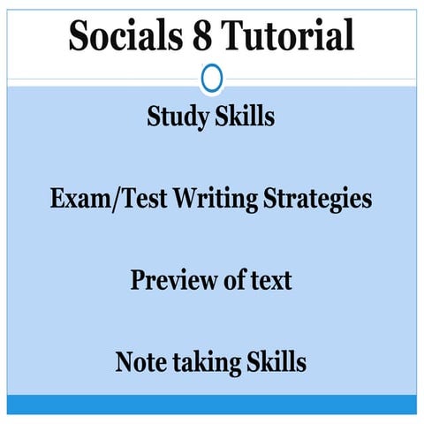 Socials 8 tutorial 2014 | PPT