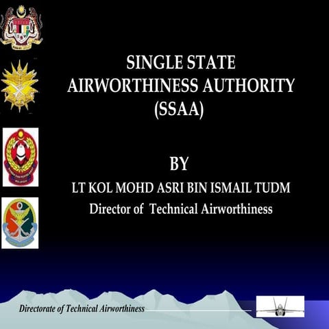 Malaysian State Airworthiness Authority | PPT
