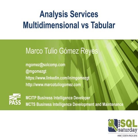 Analysis Services multidimensional vs tabular | PDF