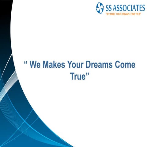 SS Associates - A leading Hospitality Consultants | PPTX