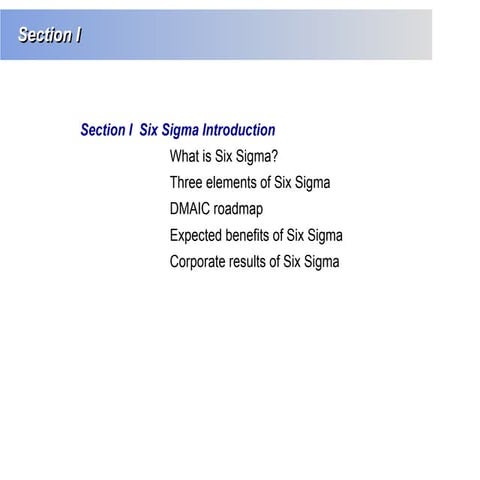 Six Sigma and Construction Industry | PPTX