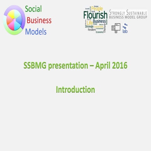 SBM presentation on April 2016 for the SSBMG | PPT