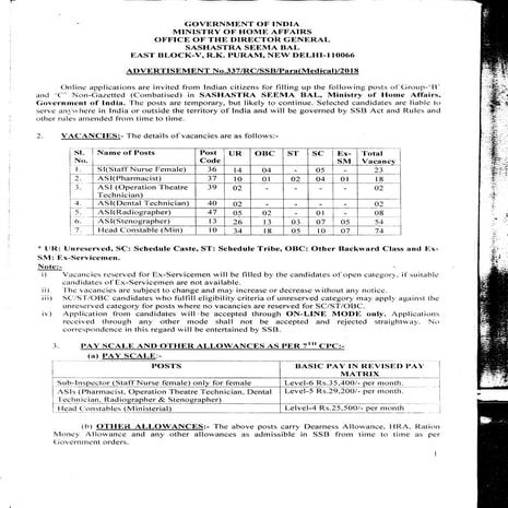 Ssb notification | PDF