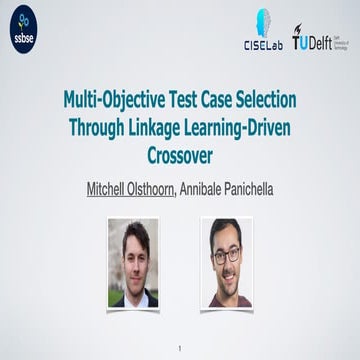 Multi-objective Test Case Selection Through Linkage Learning-based ...