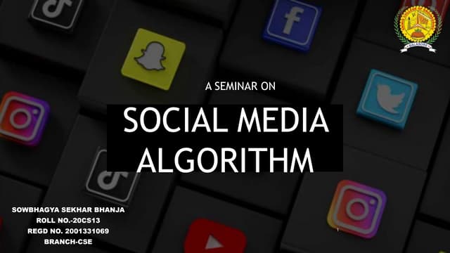 How Do Social Media Algorithms Work? | PPTX