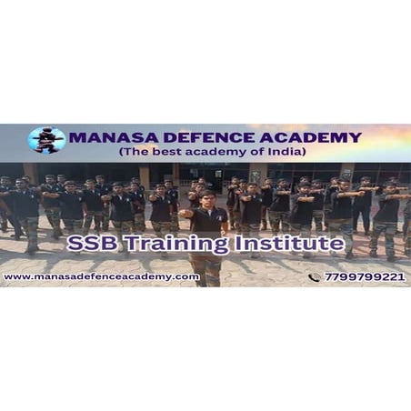 SSB TRAINING INSTITUTE | PDF