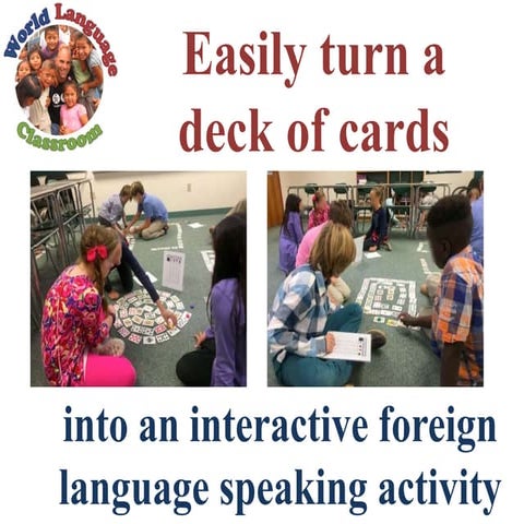 Create an Interactive Foreign Language Speaking Activity with Playing ...