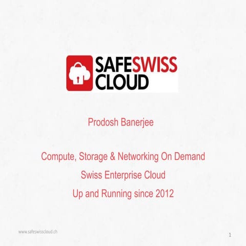 Compute, Storage & Networking On Demand | Swiss Enterprise Cloud | Up ...
