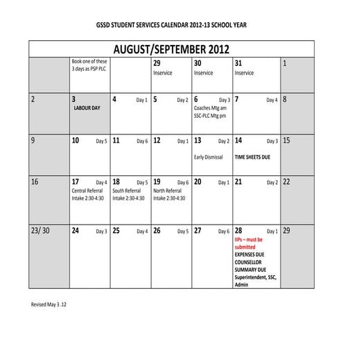 Ssc calendar 2012 13 april | DOCX | National & Civic Holidays | Holidays