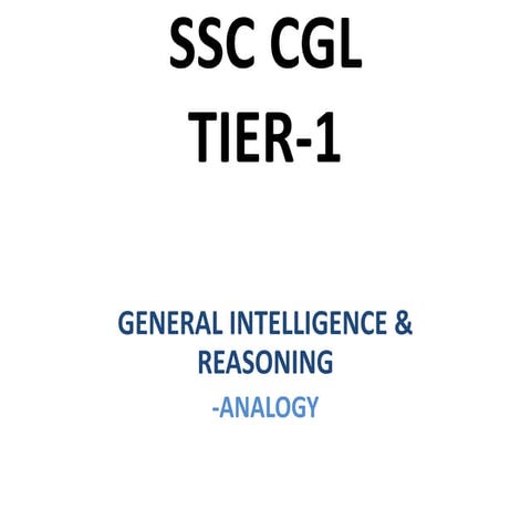Ssc cgl | PPTX
