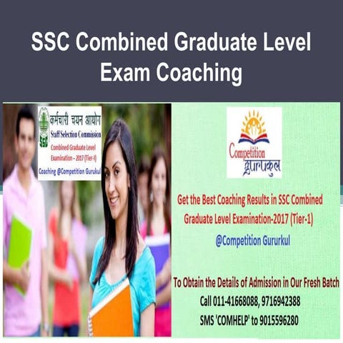 Ssc cgl | PPT | Educational Assessment | Education