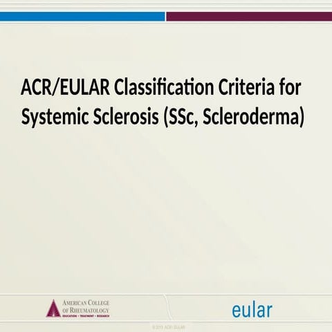 SSc Class Criteria ACR EULAR introduction.ppt