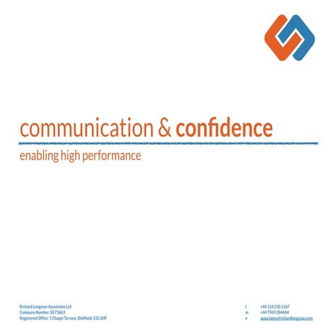 Communication & confidence | PDF | Healthy Living