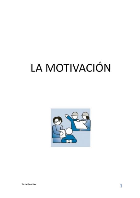 Motivacion e incentivacion | PPT