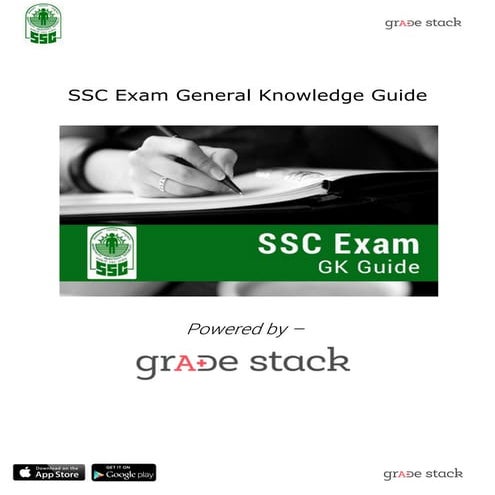 SSC Exam Important general knowledge guide | PDF