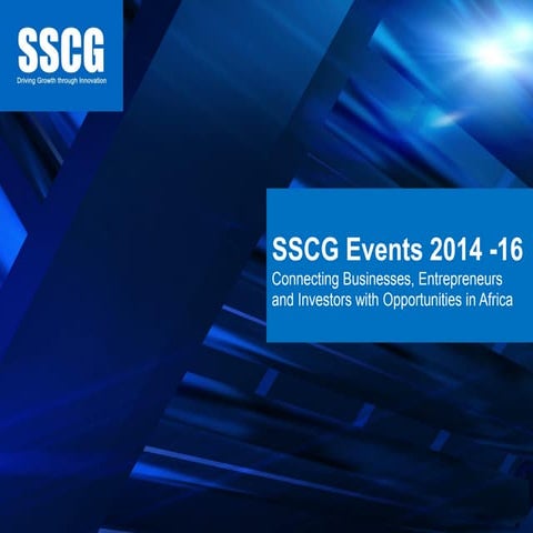 SSCG Events 2014 -16 | PPT