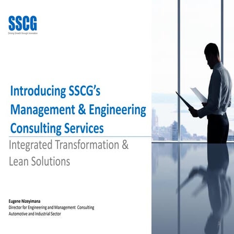SSCG Operation Management Services | PDF