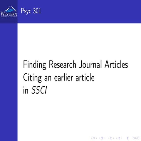 Ssci | PDF