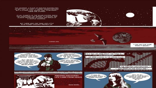 Solar System Comic Strips