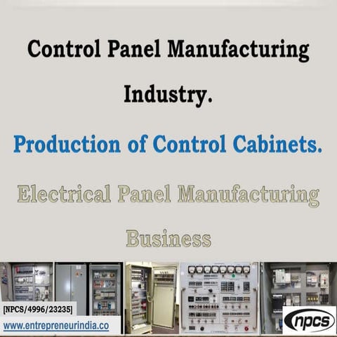 Control Panel Manufacturing Industry | PPTX