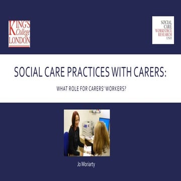 What role for carers' workers? | PPTX