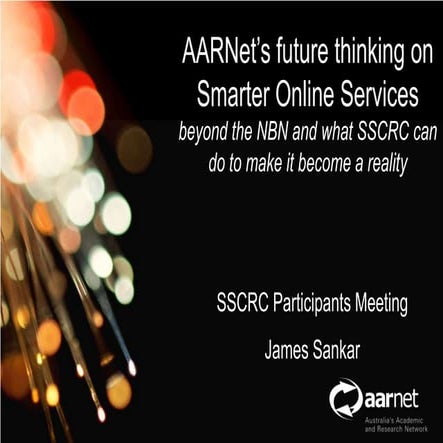 Smart Services CRC participant meeting talk | PPT