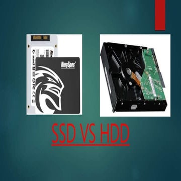 Ssd vs hdd | PPT