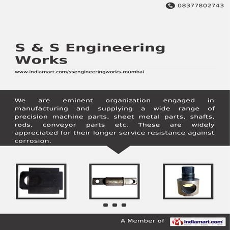 S & S Engineering Works, Thane, Sheet Metal Parts | PDF