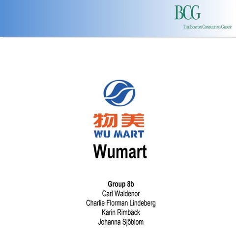 Wumart Group 8b | PPT