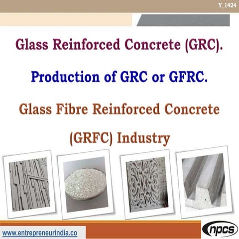Glass Reinforced Concrete (GRC) | PPTX