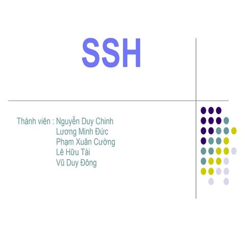 Ssh | PPT